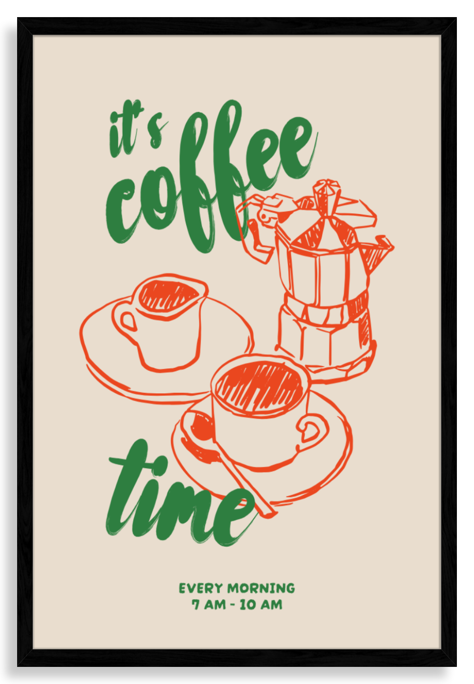 It s Coffee Time Poster Pixartt it-s-coffee-time-poster-pixartt