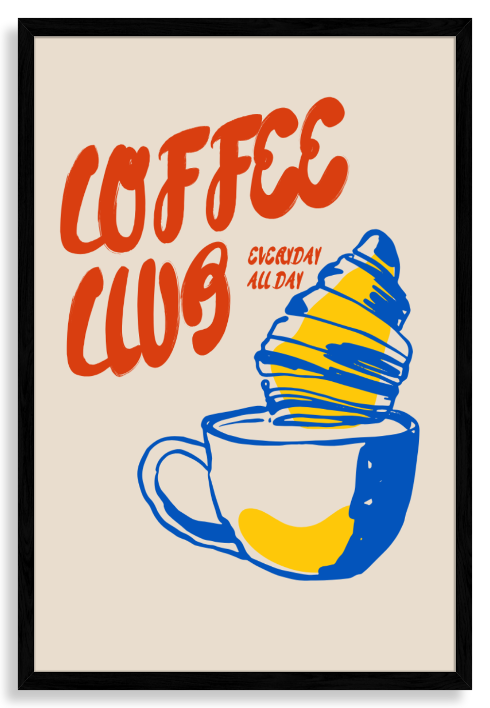 Coffee Club | Poster | PIXARTT