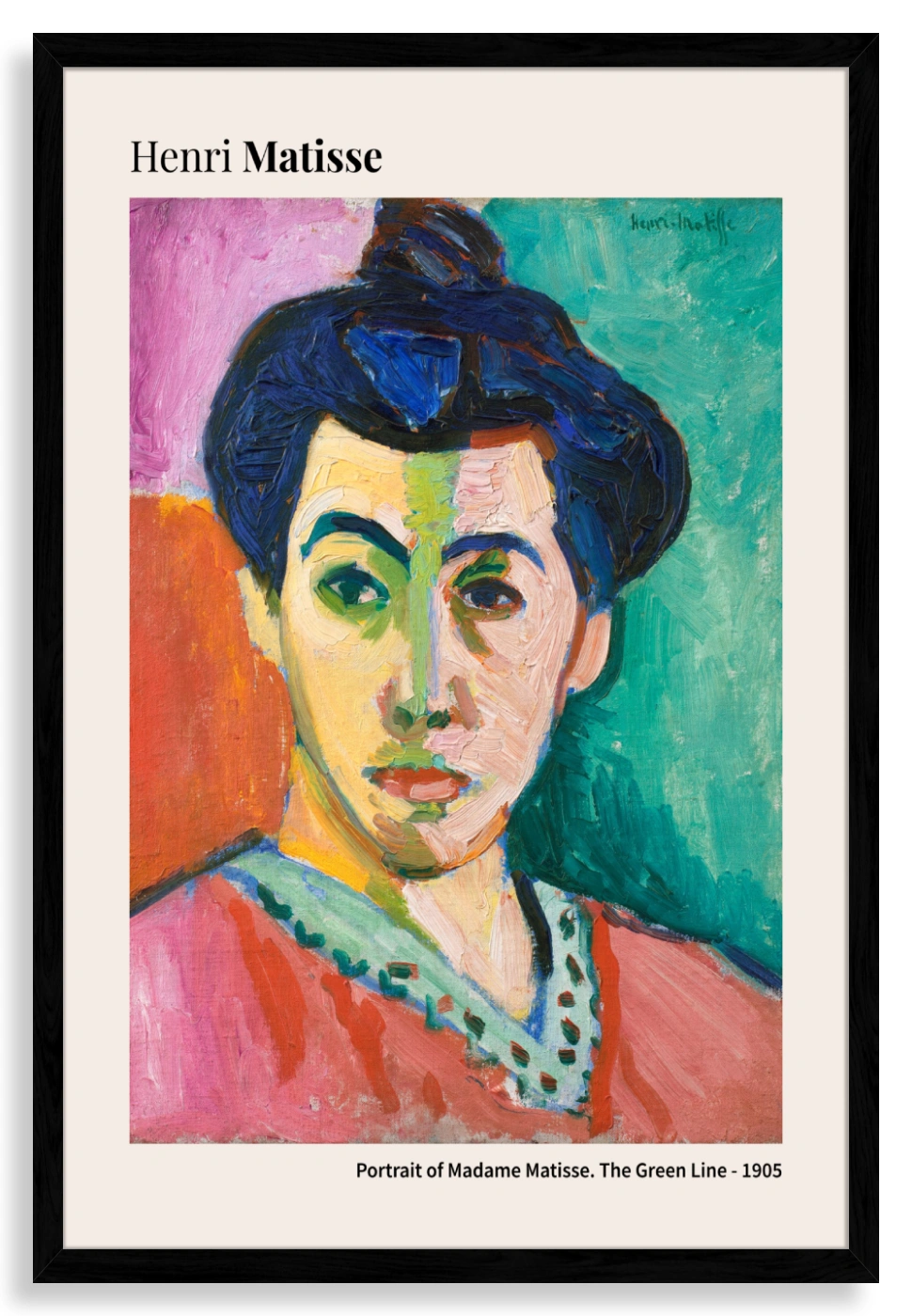 Portrait of Madame Matisse by Henri Matisse | Poster | PIXARTT