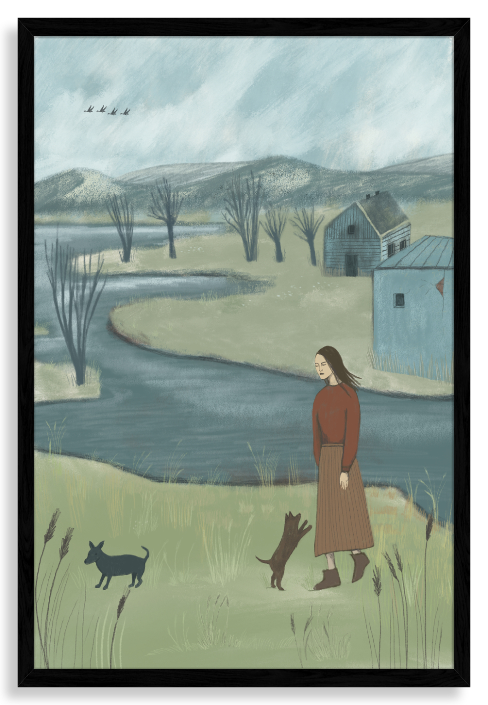 Early spring walk | Poster | PIXARTT