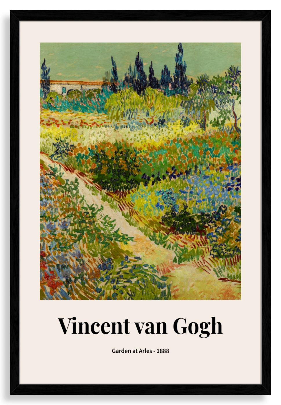 Garden at Arles by Vincent van Gogh | Poster | Pixartt