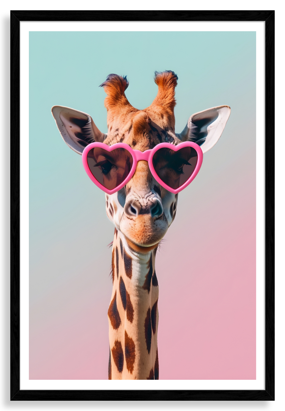 Positive Giraffe | Poster | PIXARTT