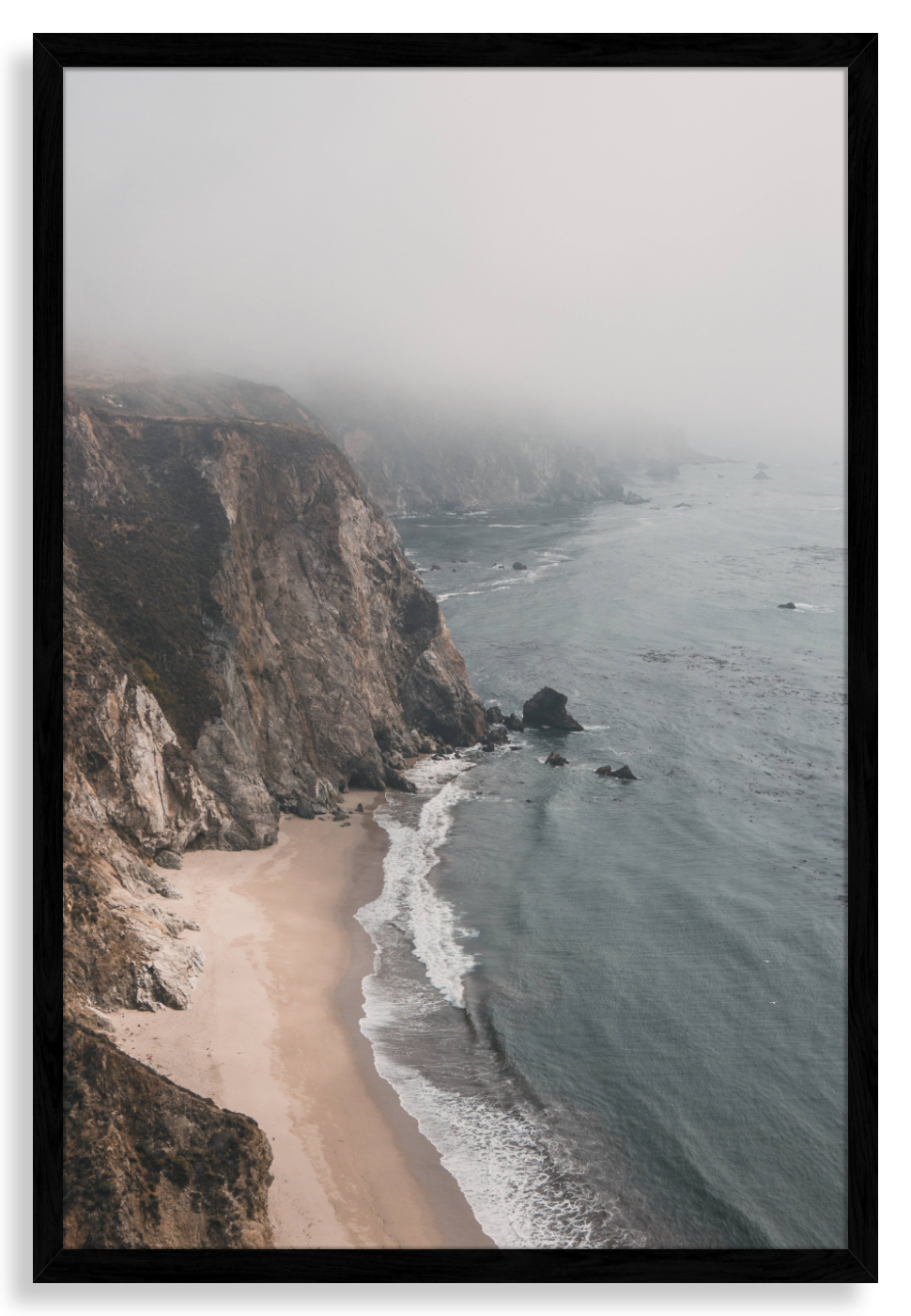 Foggy Cliff | Poster | PIXARTT