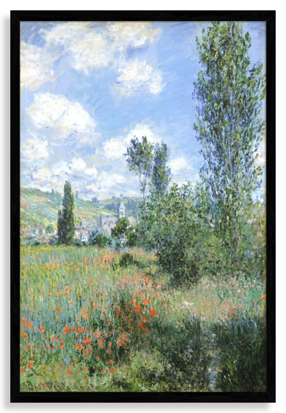 View of Vétheuil by Claude Monet | Poster | PIXARTT